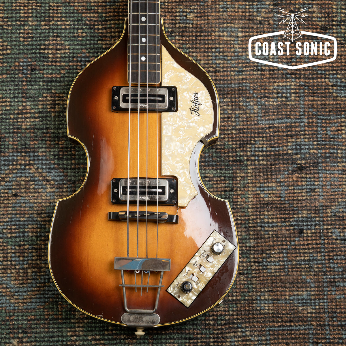 Vintage 1970 Hofner 500/1 Violin Bass Made in Germany Beatle Bass Nitr ...