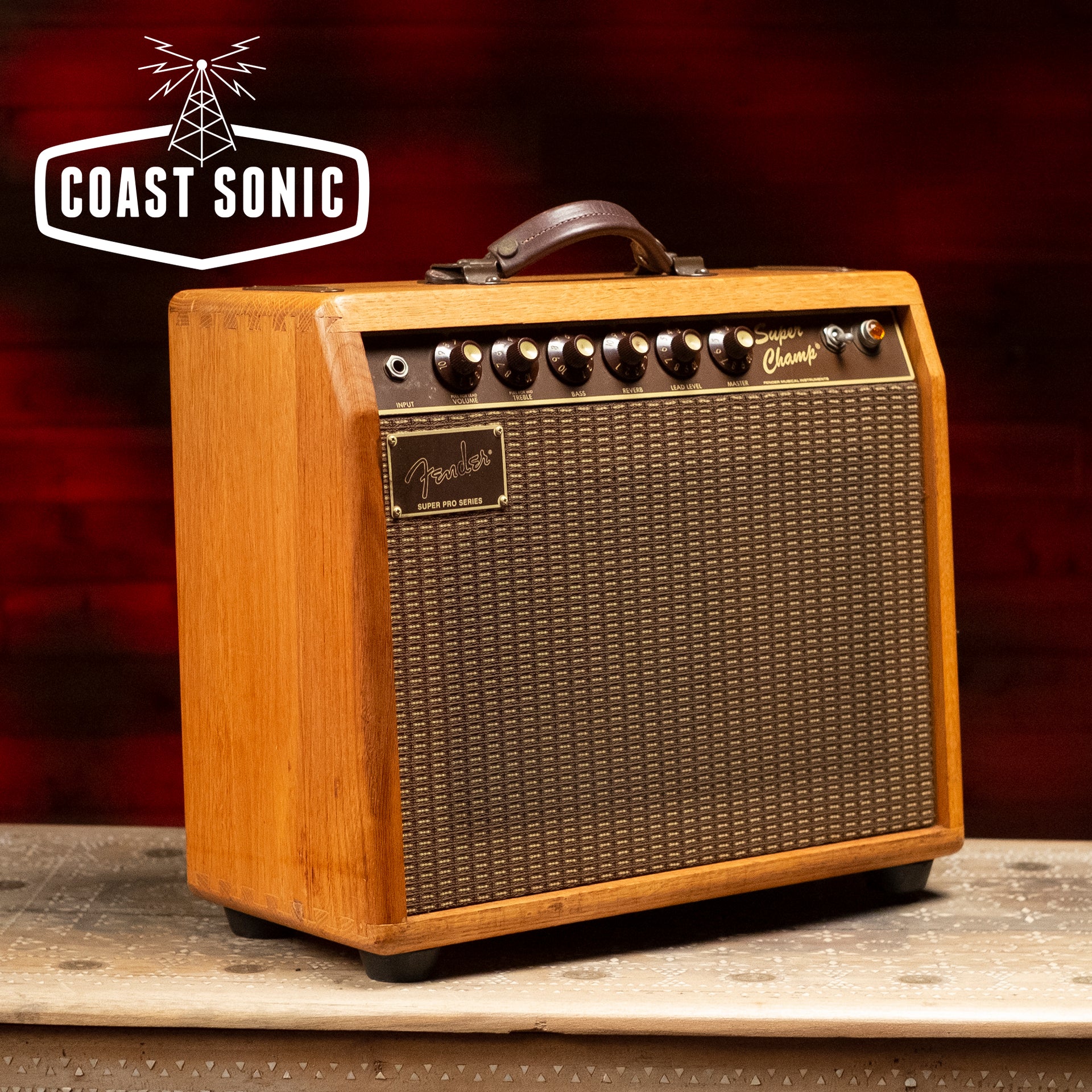 RARE 1984 Fender Super Champ Pro Paul Rivera Solid Oak Cabinet – Coast ...