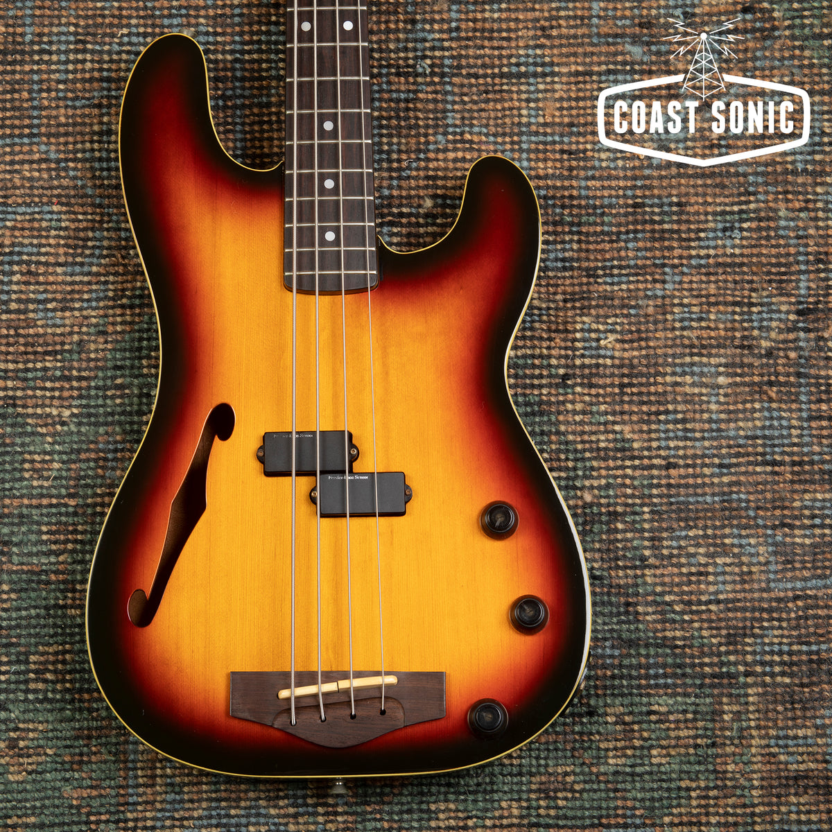 1993 Fender Precision P Bass Semi Hollow PBAC-100 Made in Japan – Coast ...