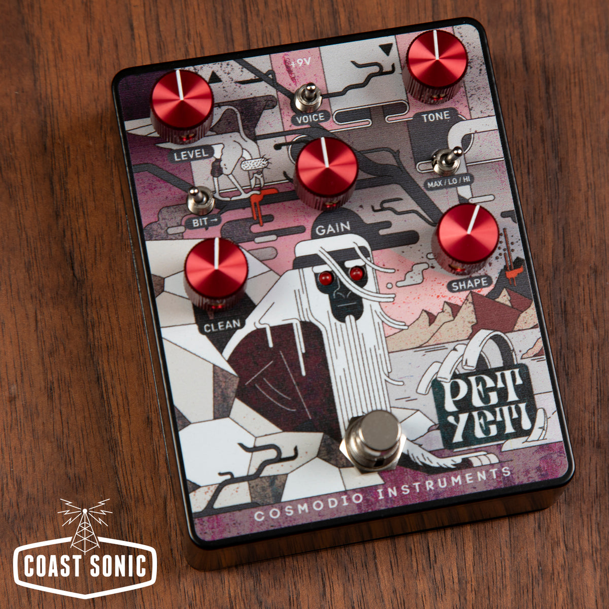 Cosmodio Instruments Pet Yeti Analog Distortion & Fuzz - "Dark Doomy D ...