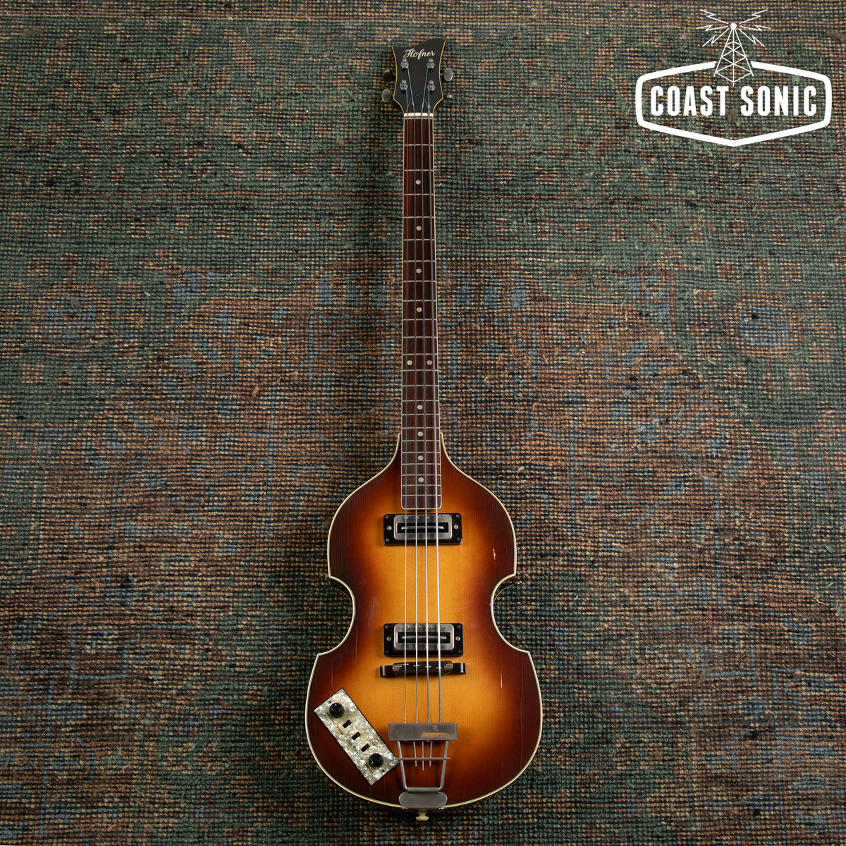 1976 Hofner 500/1 Violin Bass Left Handed Made in Germany Beatle Bass ...