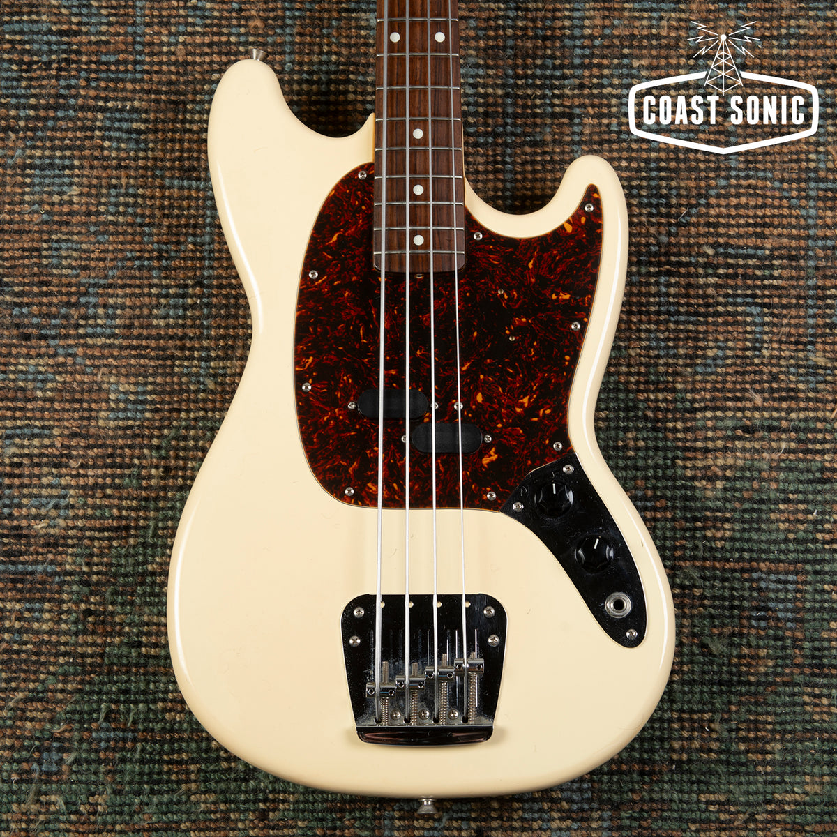 2000 Fender '66 Reissue Mustang Bass MB98-70 w/USA upgrades Crafted in ...