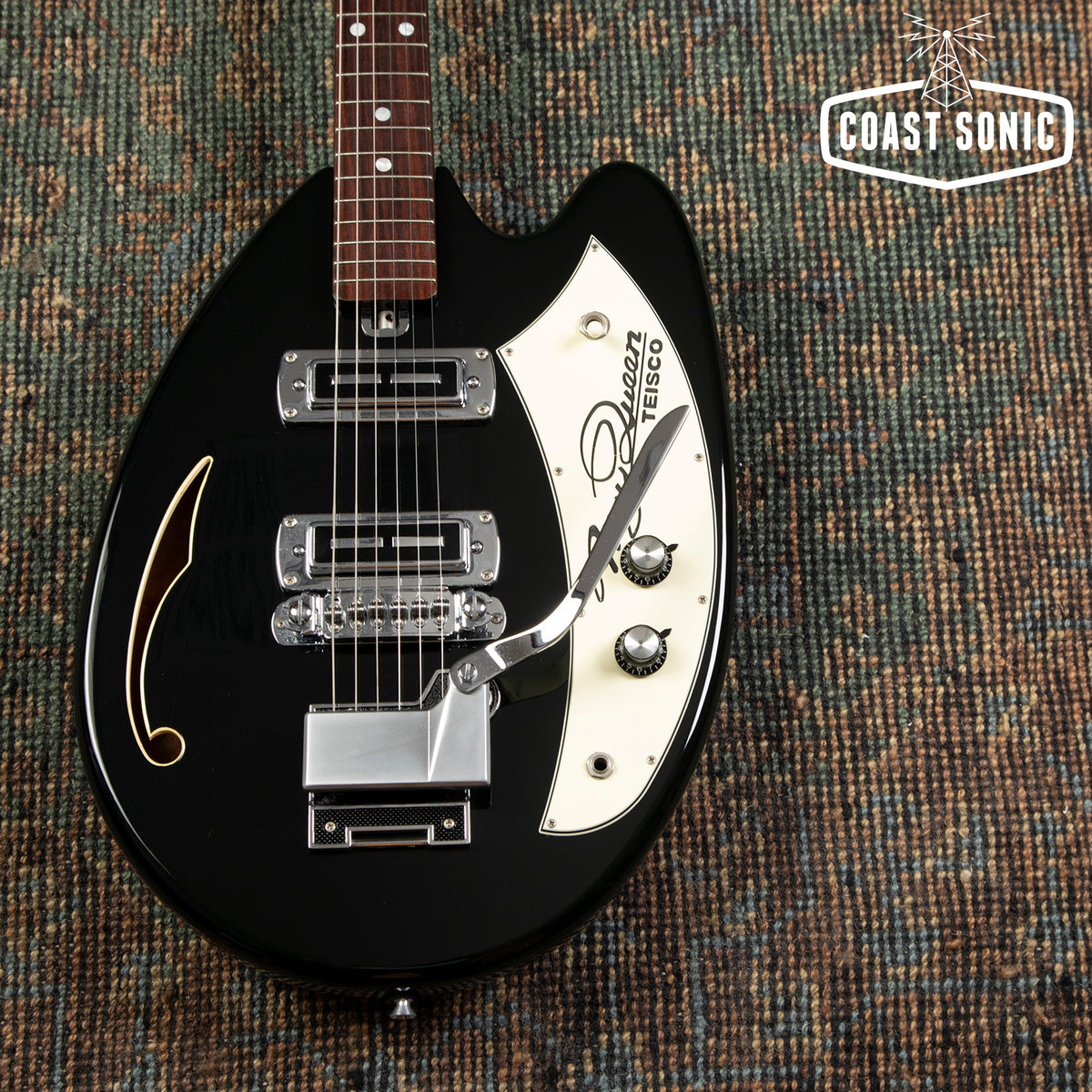 1999 Teisco May Queen Vintage Reissue Semi-Hollowbody Guitar Made in J ...