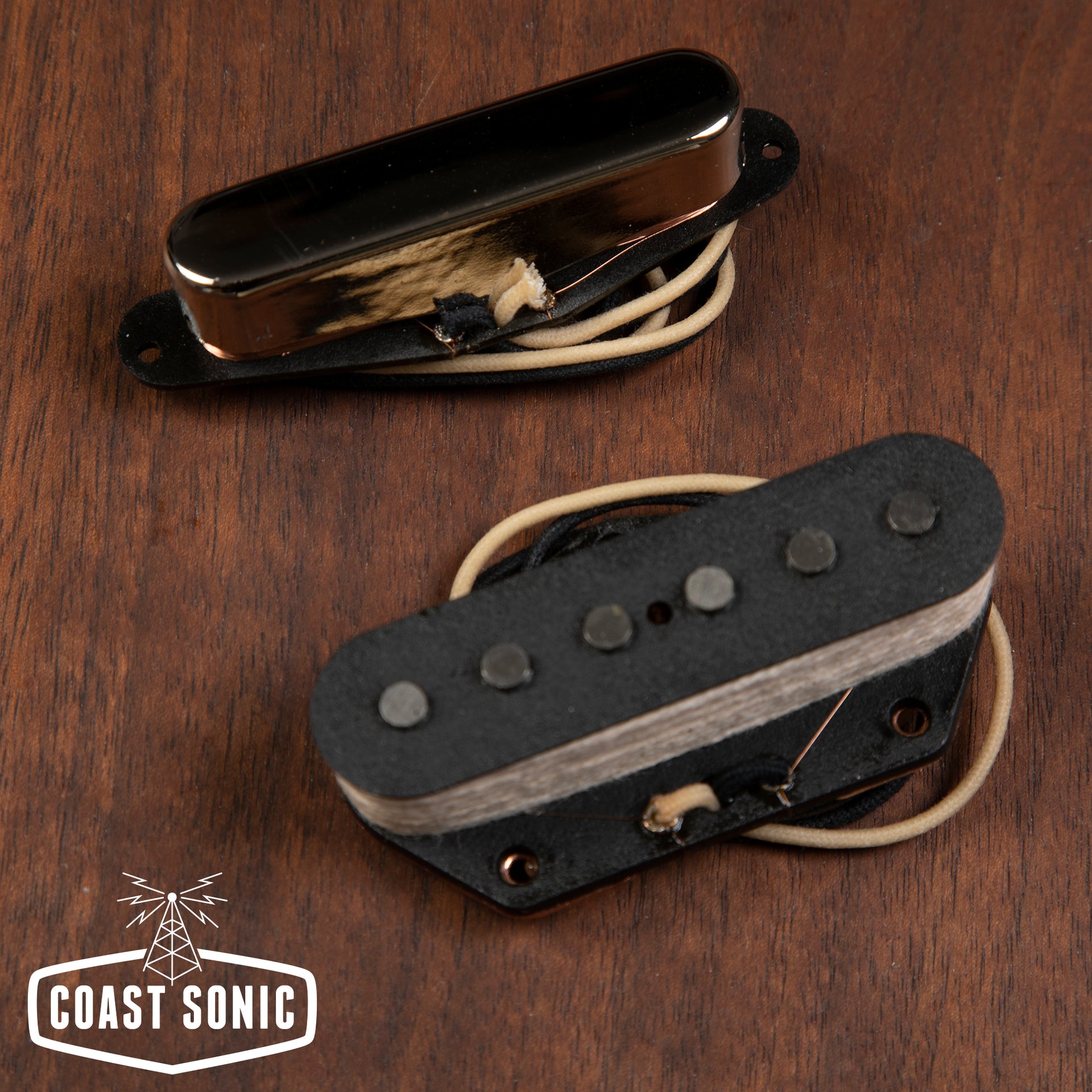 Curtis Novak Custom Telecaster pickup set - Tele-V Neck / Tele- Fat Br ...