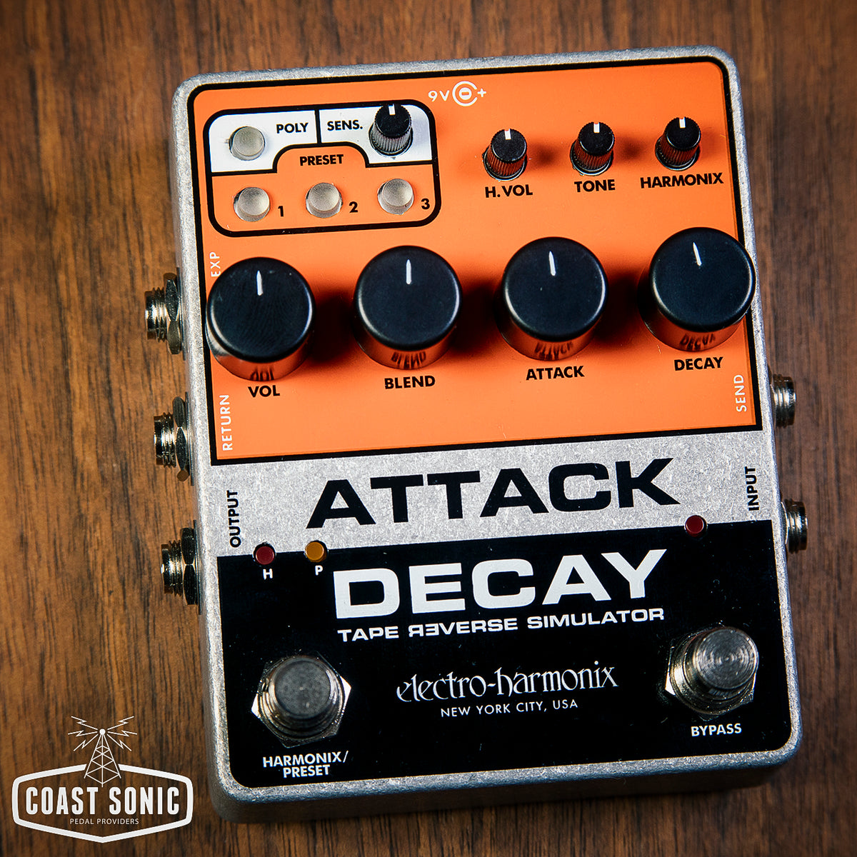 Electro-Harmonix Attack Decay Tape Reverse Simulator – Coast Sonic