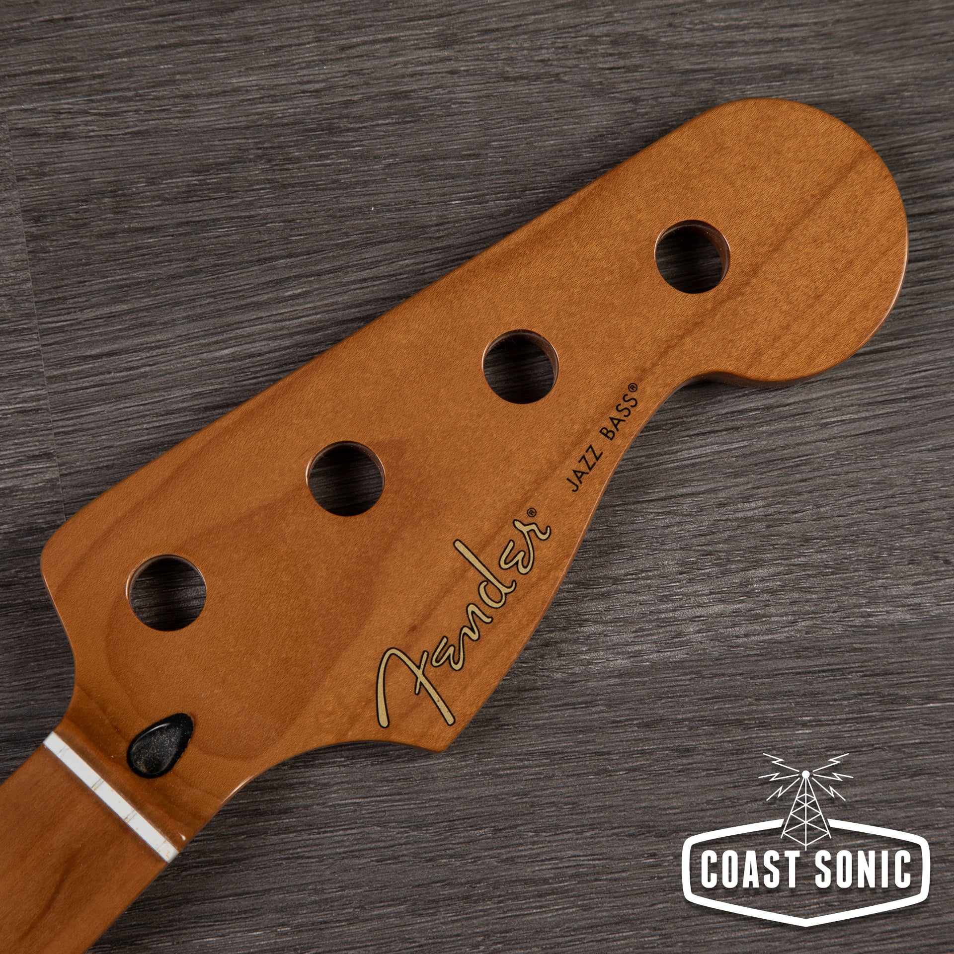 Fender Roasted Maple Jazz Bass Neck- Maple Fretboard – Coast Sonic